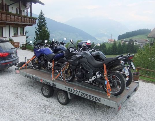 Stilvolle Motorradhalterung Fur Anhanger Bilder